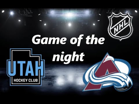 NHL Game of the night 25 Hockey Club vs Avalanche - YouTube