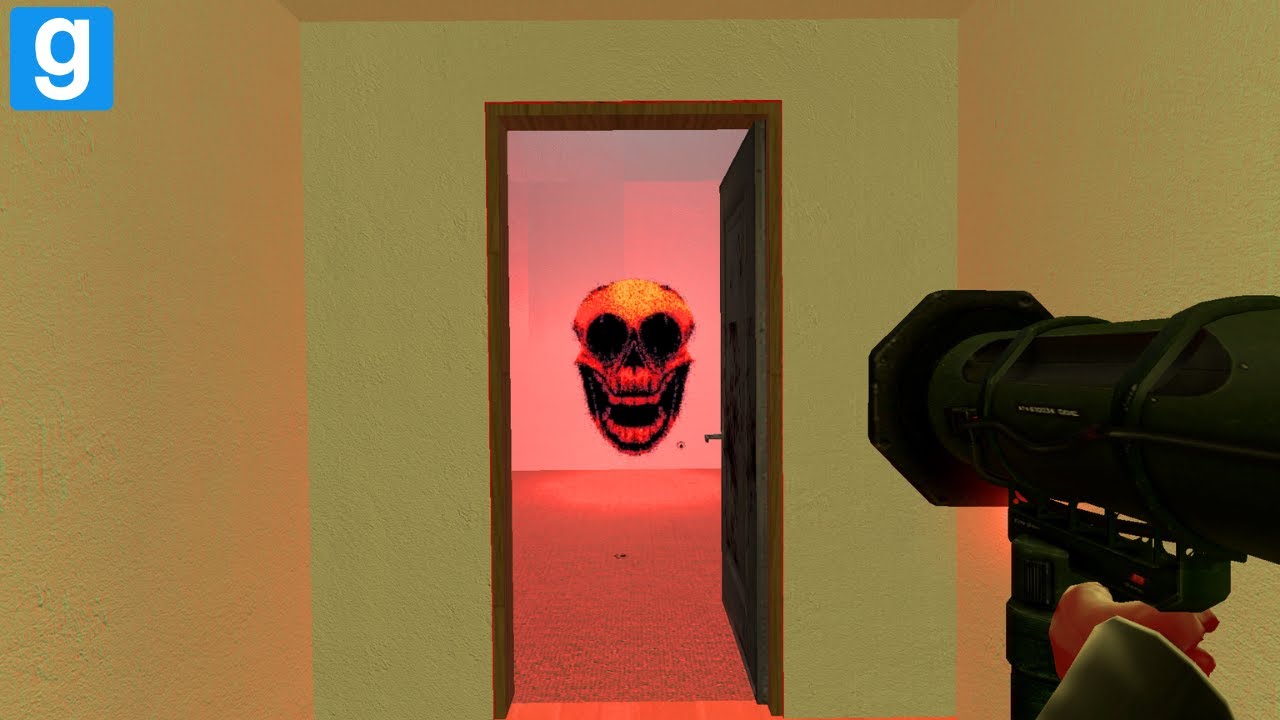 ANGRY RED SKULL NEXTBOT IN HOTEL | GMOD - YouTube