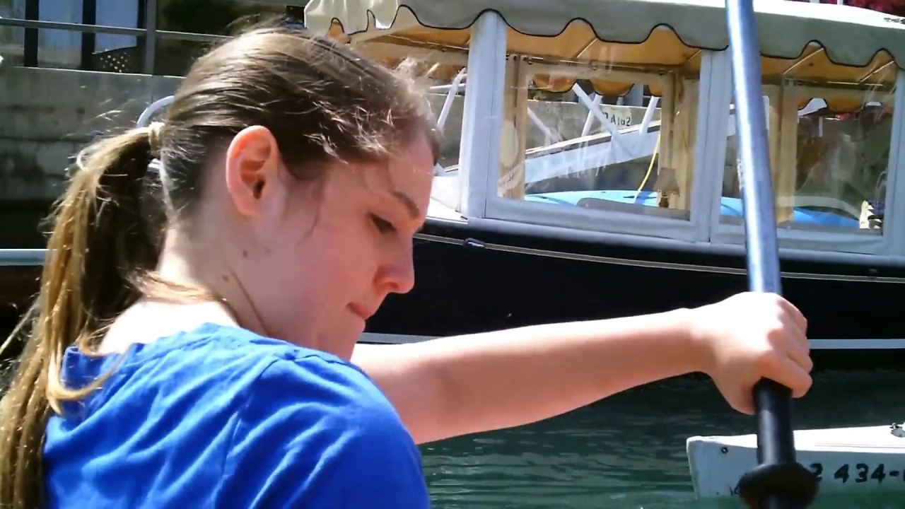 Kayaking the Canals of Naples Island, CA - YouTube