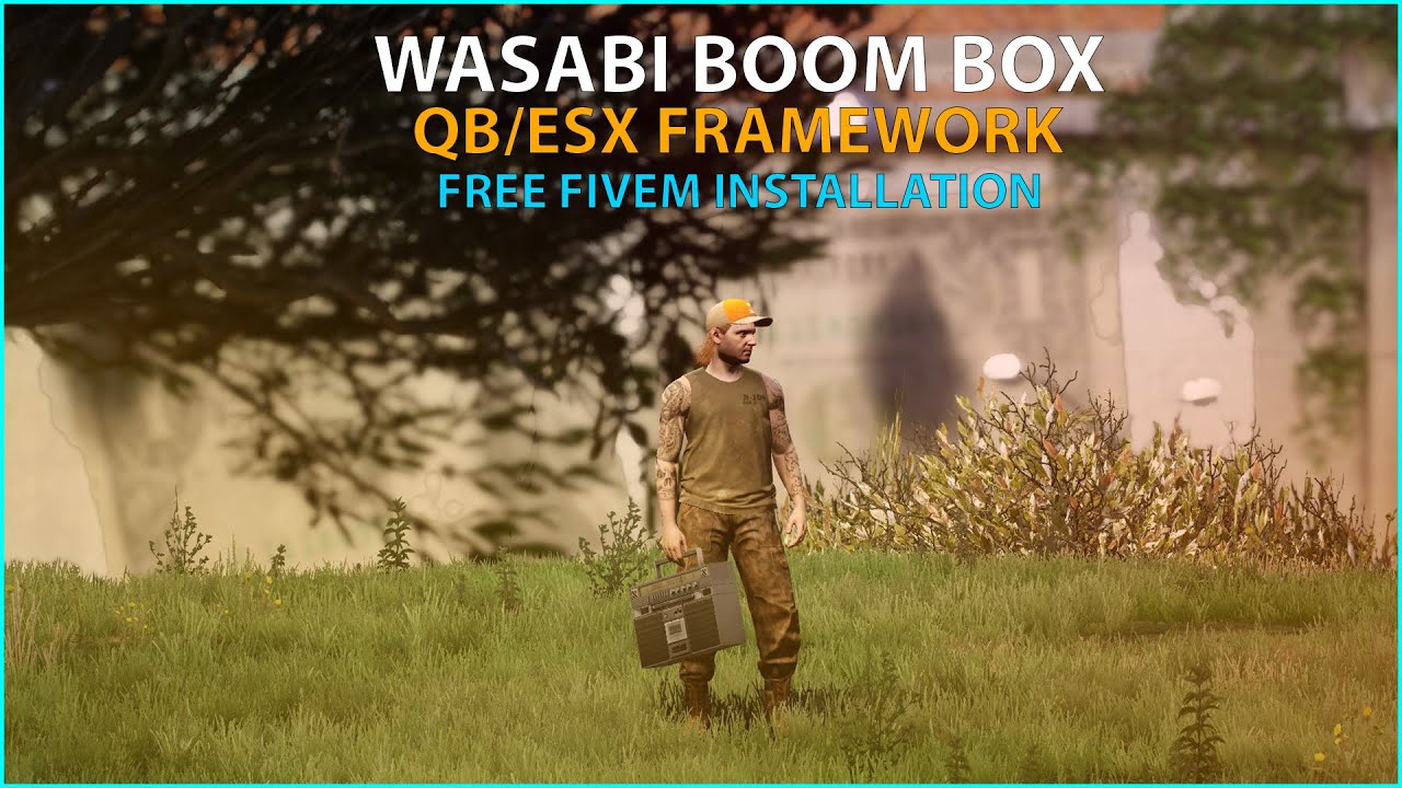 Wasabi Boom Box| Free Fivem Script | QBCore & ESX Installation - YouTube