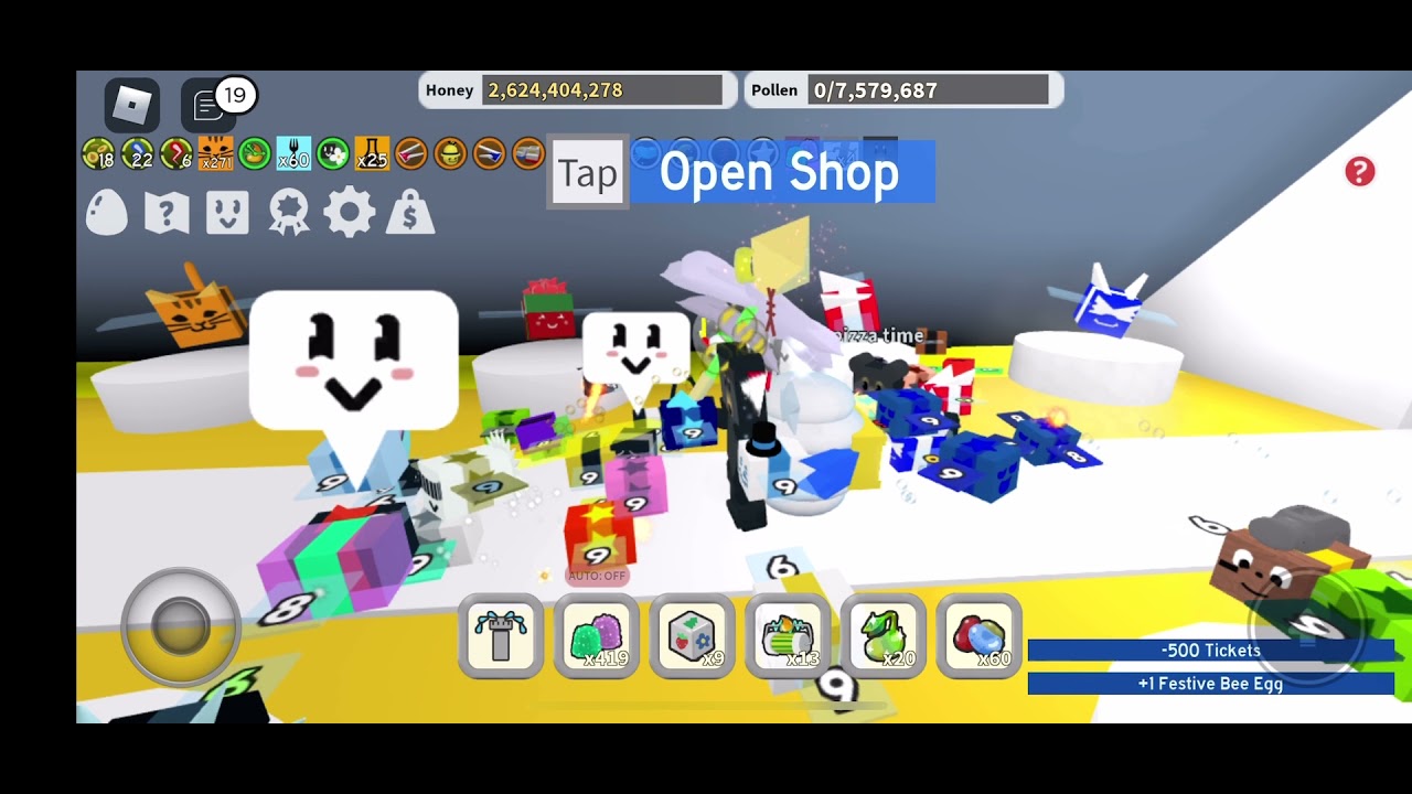 Festive bee? (Roblox bss) - YouTube