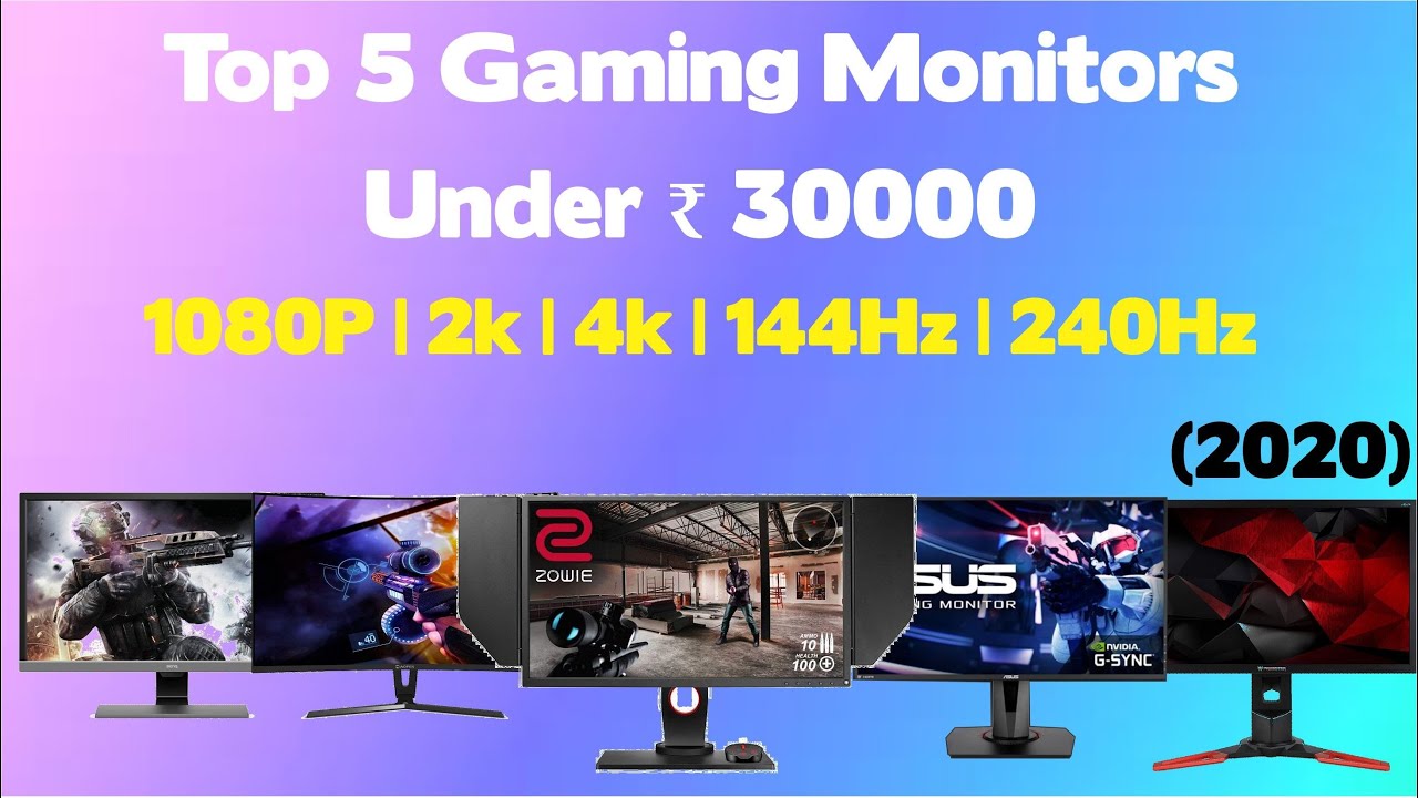Best Gaming Monitors Under ₹ 30000 | Best of 2020 | Technical Lazer ...