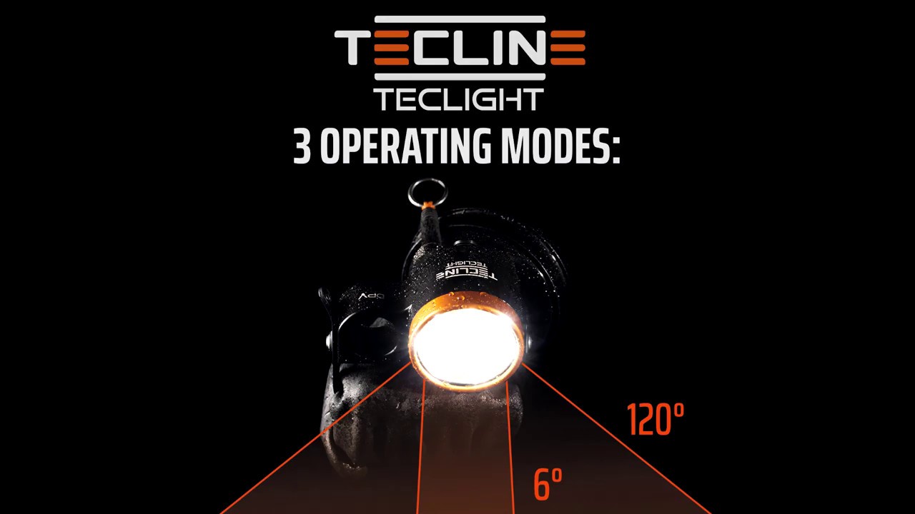 Tecline Teclight - 3 modes of operation - YouTube