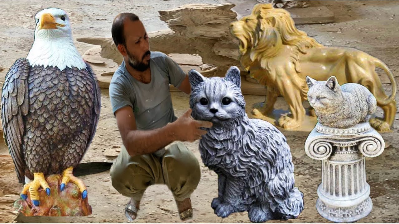 Amazing Workers Designing Statue And Structure Making By Hands ...