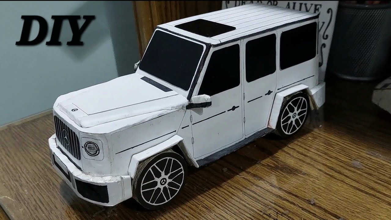 How to make Mercedes benz G63 AMG 2022 of cardboard | DIY - YouTube