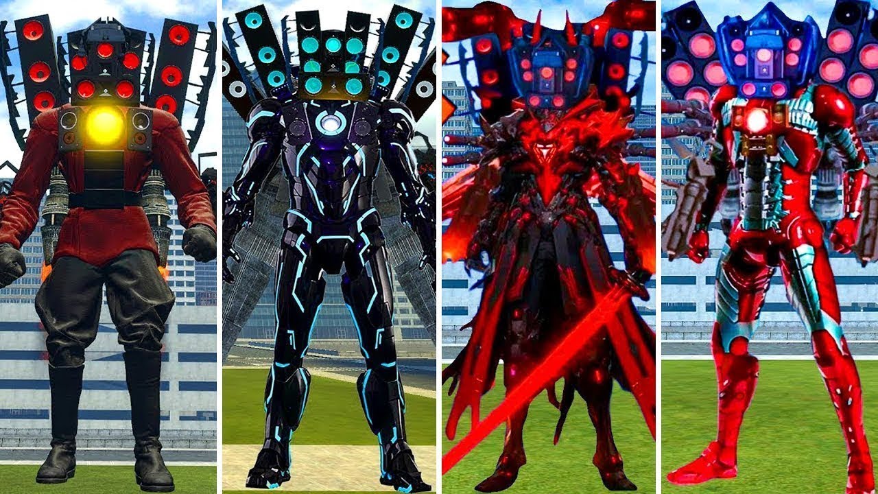 EVOLUTION OF NEW SUPER UPGRADED TITAN SPEAKERMAN! VS 1-74 part 1 SKIBIDI TOILET BOSSES (Garry's ...