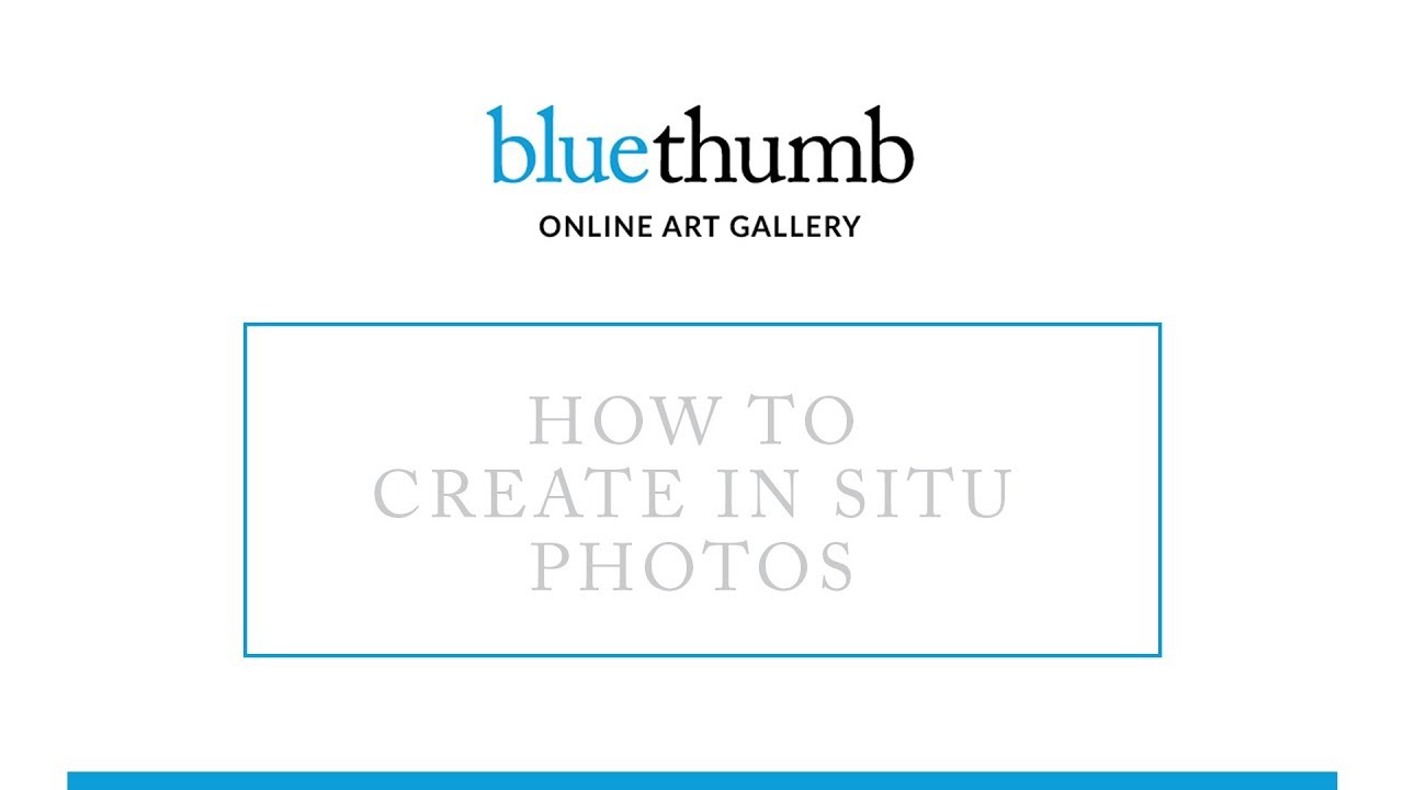 How To Create In Situ Artwork Photos on Photoshop - YouTube