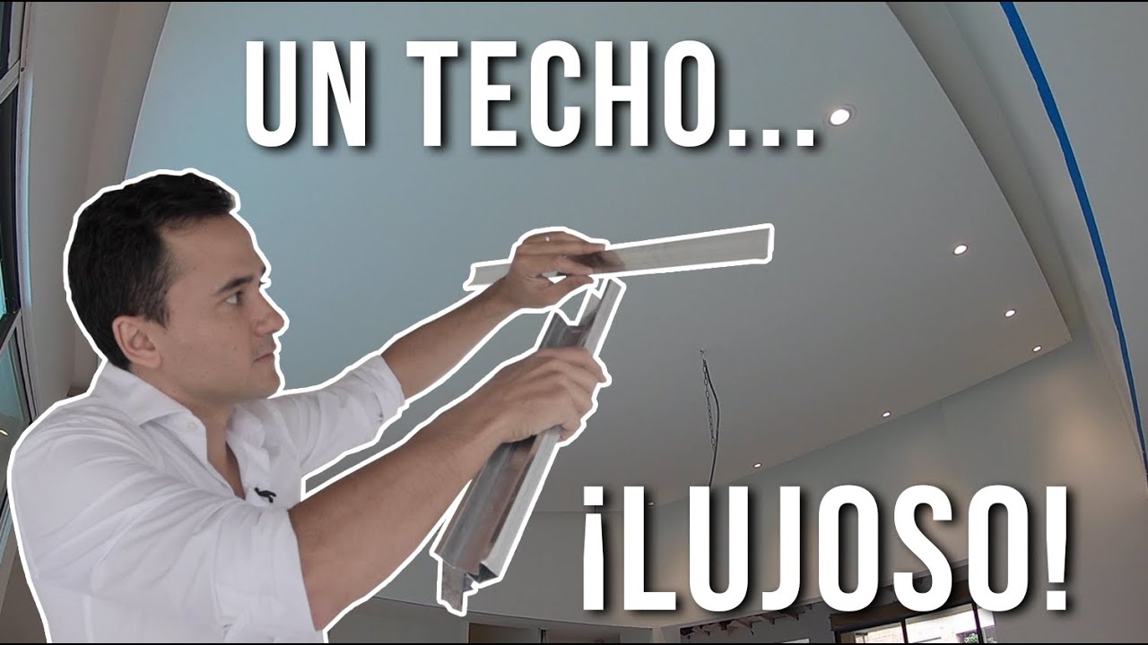 Cómo instalar un techo de drywall | ¡A la perfección! - YouTube
