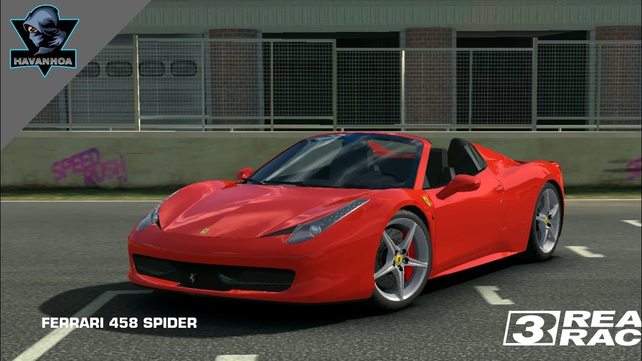 Real Racing 3 - Ferrari 458 Spider - YouTube