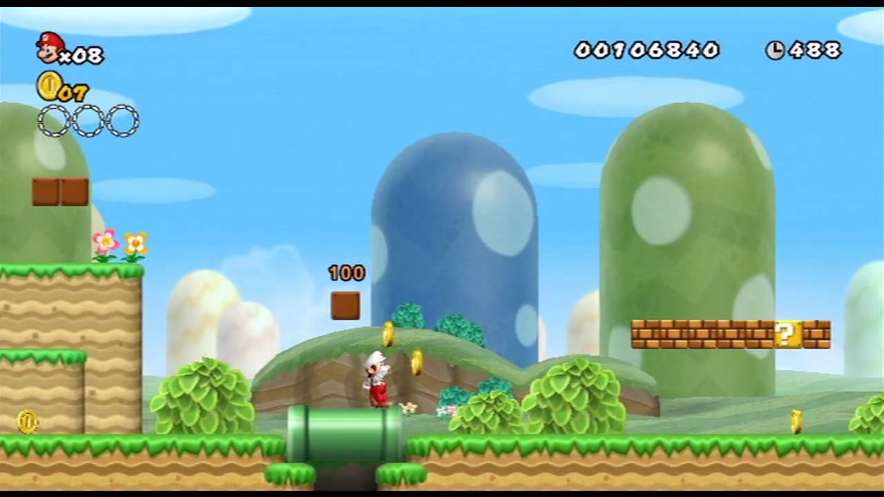 New Super Mario Wii - gameplay video - YouTube