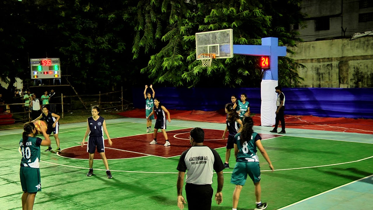 52nd INTER IIT SPORTS MEET 2017 WOMEN SEMIS BASKETBALL IITR vs IITK ...