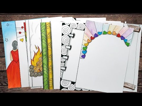 20 compilation | Border designs on paper | border designs | borders for ...