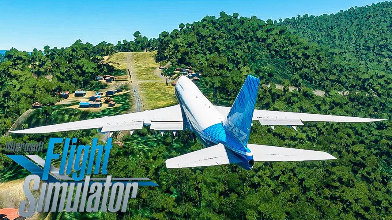 Landing Big Planes at Bugalaga Airstrip! | Microsoft Flight Simulator ...