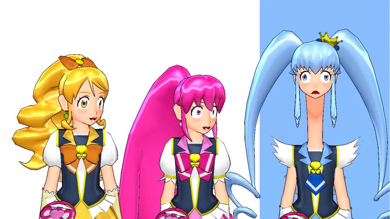 [MMD/Pretty Cure] Just A Bit Precure - YouTube