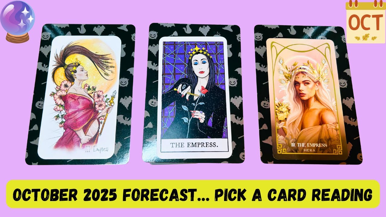 Your October 2025 Tarot Reading Monthly Energy Forecast... Pick A Card ...