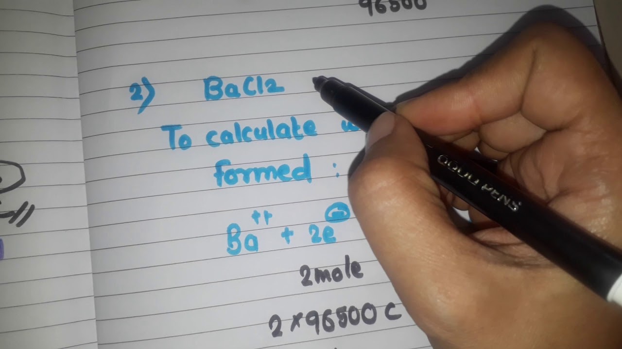 Electrochemistry lecture-5.....Quantitative aspects of electrolysis ...