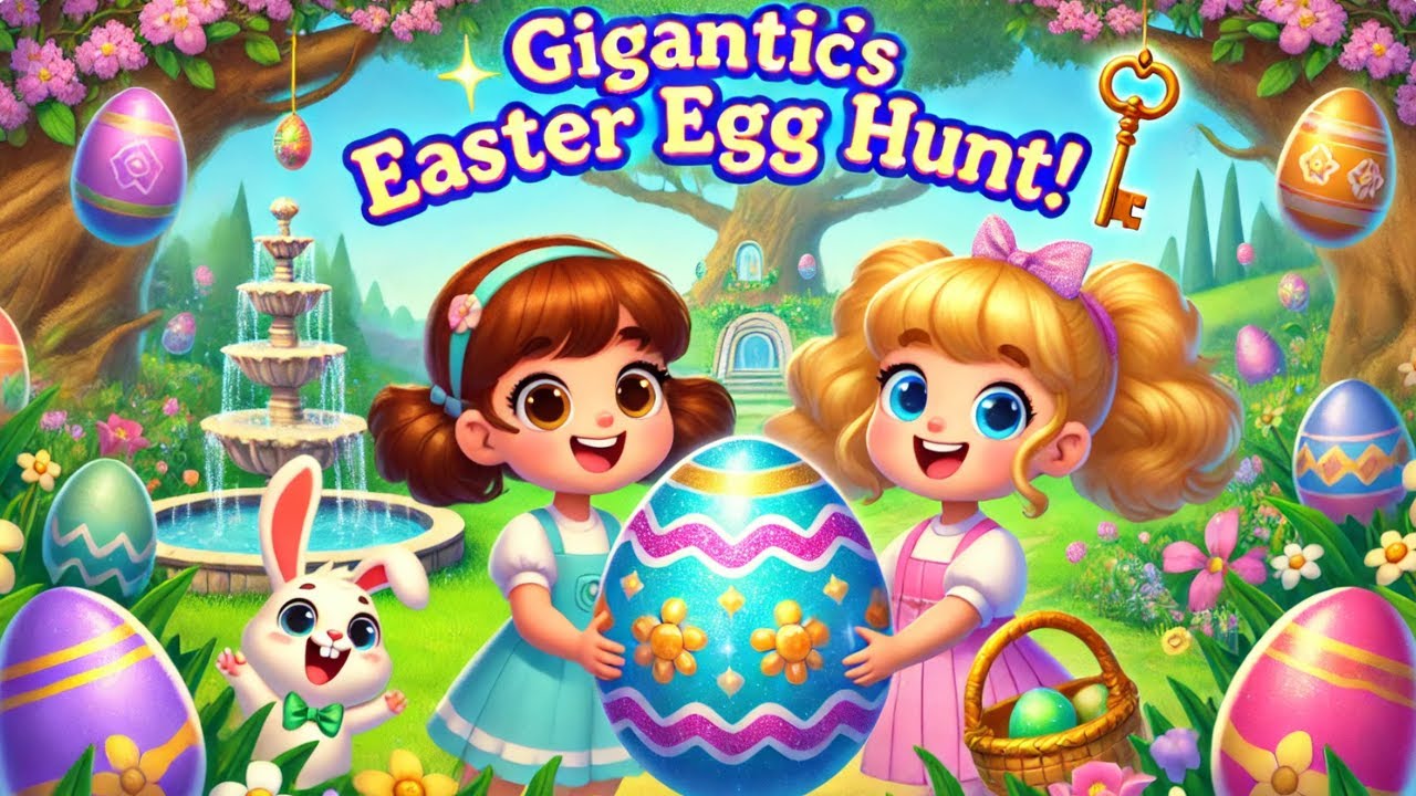 Easter Eggs Hunt For Kids: Olivia and Stella’s Gigantic Easter Egg Hunt ...