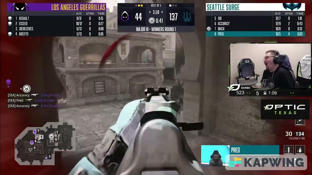 OpTic Rambo Funny Laugh Reacting to Pred turning on Exceed! #funny #optic #cdl #callofduty # ...