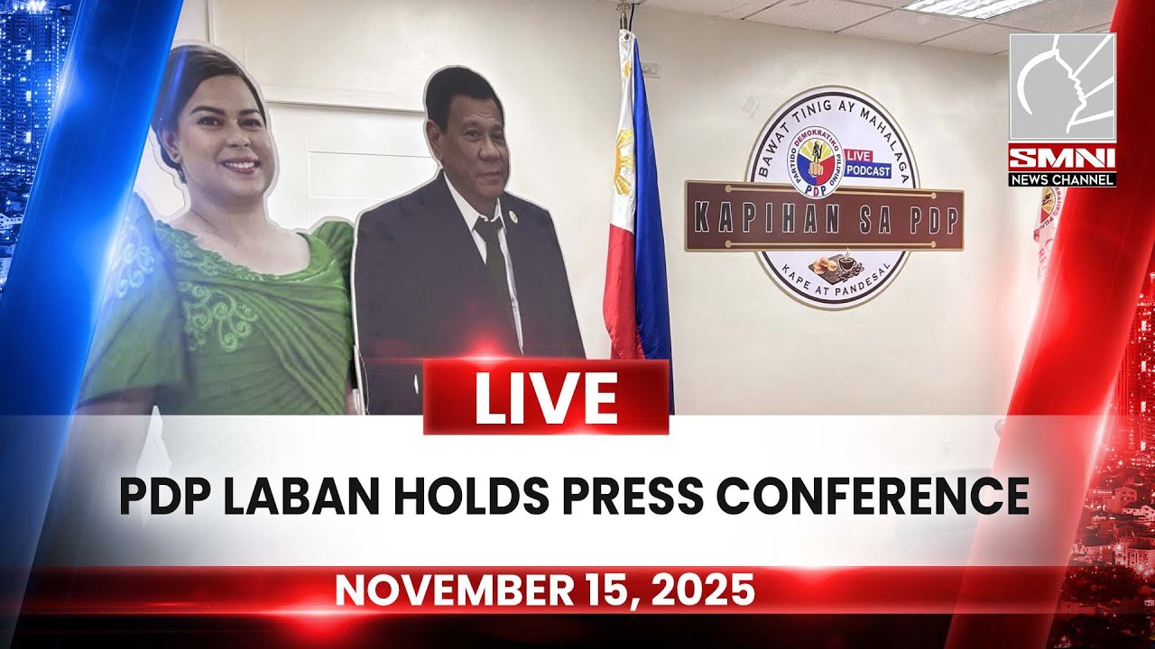 LIVE: PDP Laban holds Press Conference | November 15, 2025 - YouTube