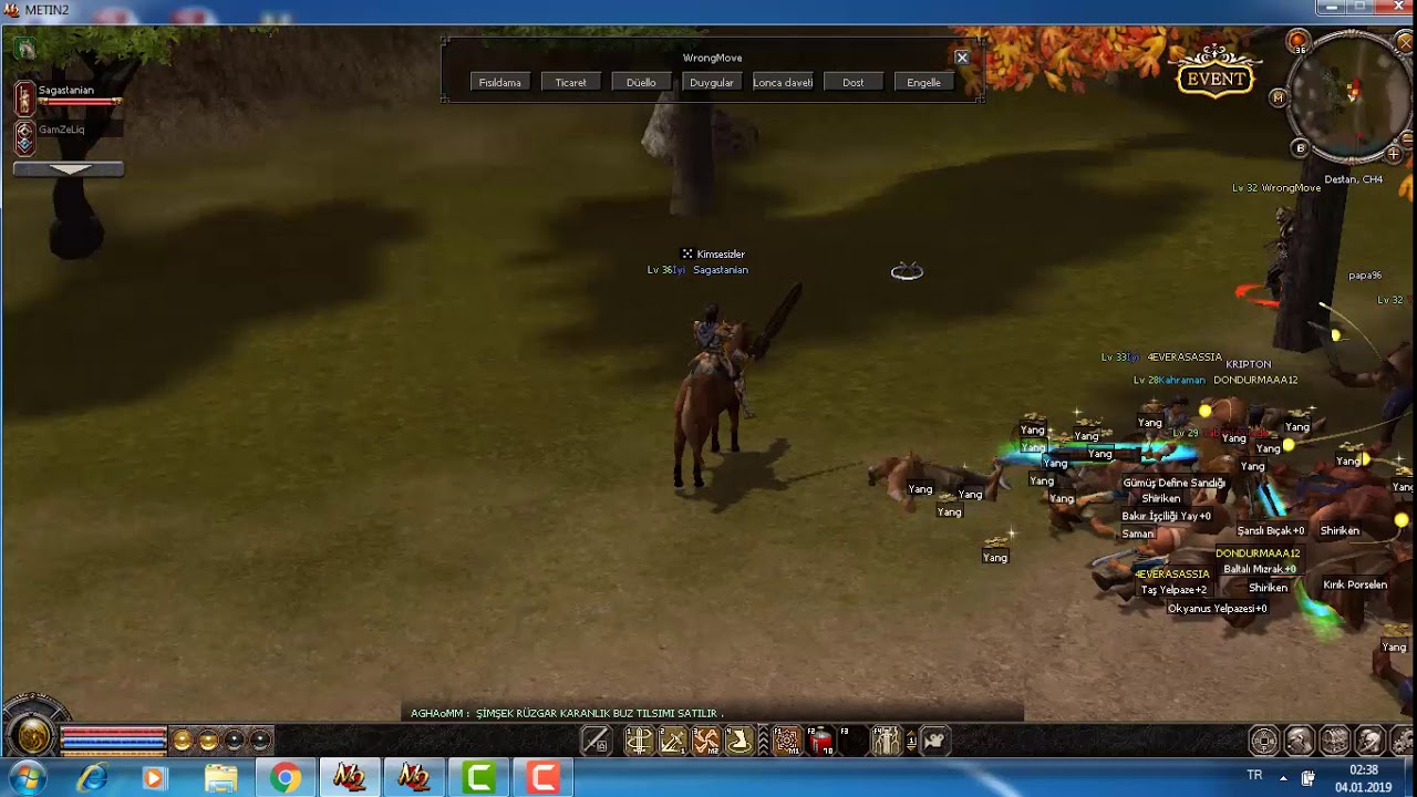 Metin2 TR hile bakra- Destan - YouTube