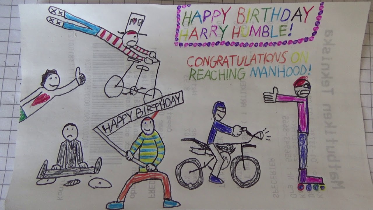 Happy birthday, Harry Humble (2020) - YouTube