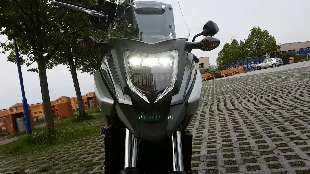 Honda NC 750 XD FULL LED LIGHTS - YouTube