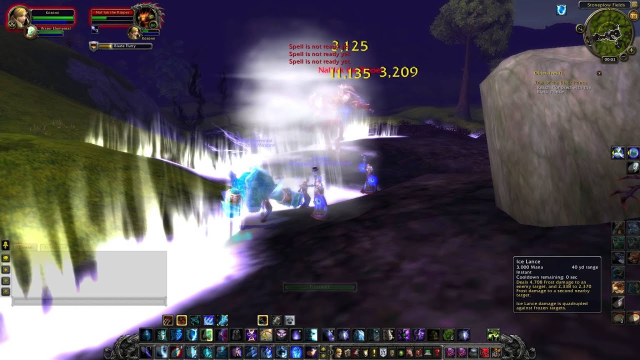 Frost Mage vs Nal'lak the Ripper the Mantid Rare in the Valley of the ...