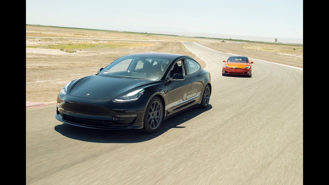 Unplugged Performance Tesla Model 3 & Model S Track Testing - YouTube