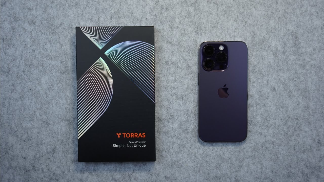 iPhone 14 Pro Torras Diamond Shield Screen Protector - YouTube