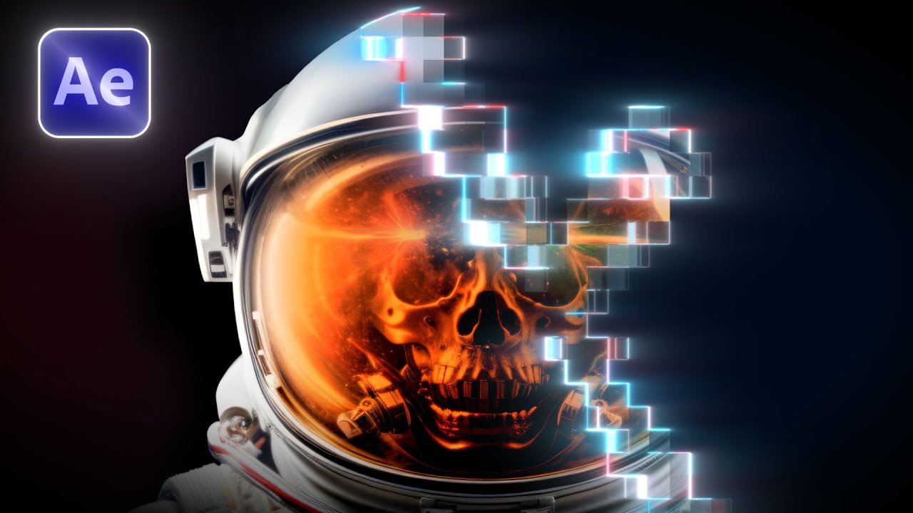 Create EPIC Digital Pixel Wipe Animations in After Effects - YouTube