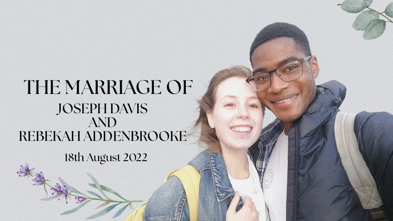 Joe And Becky Wedding Ceremony - Thursday 18 August 2022 - YouTube