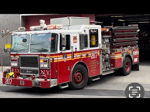 EMS Run For FDNY Engine 207 (Fort Greene Cavalry) - YouTube