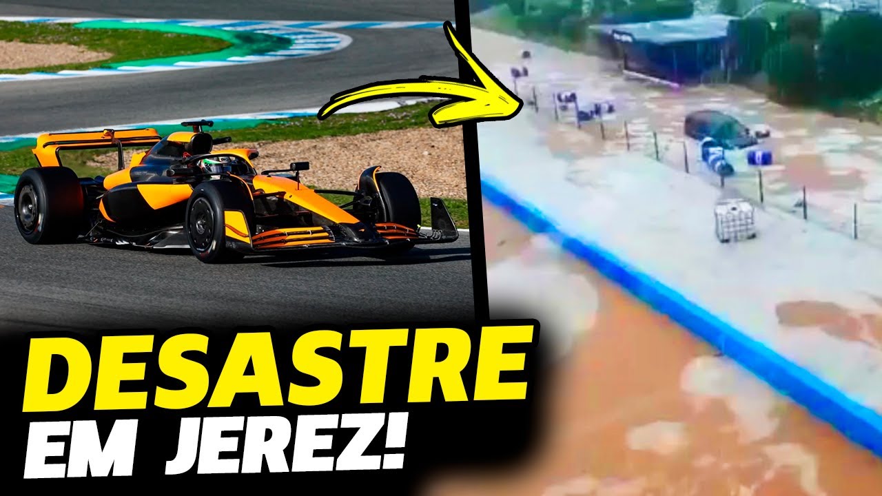 🚨CIRCUITO DE JEREZ ESTÁ DEBAIXO D'ÁGUA APÓS CHUVAS E GRANIZO E DÁ ...