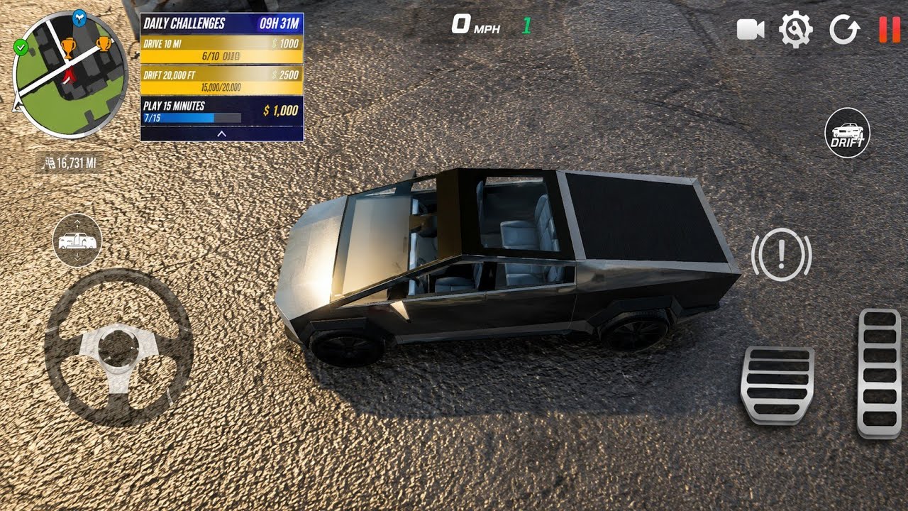 Cybertruck Gameplay in Drive Zone Online 🚗🔥 Ultra HD Graphics ...