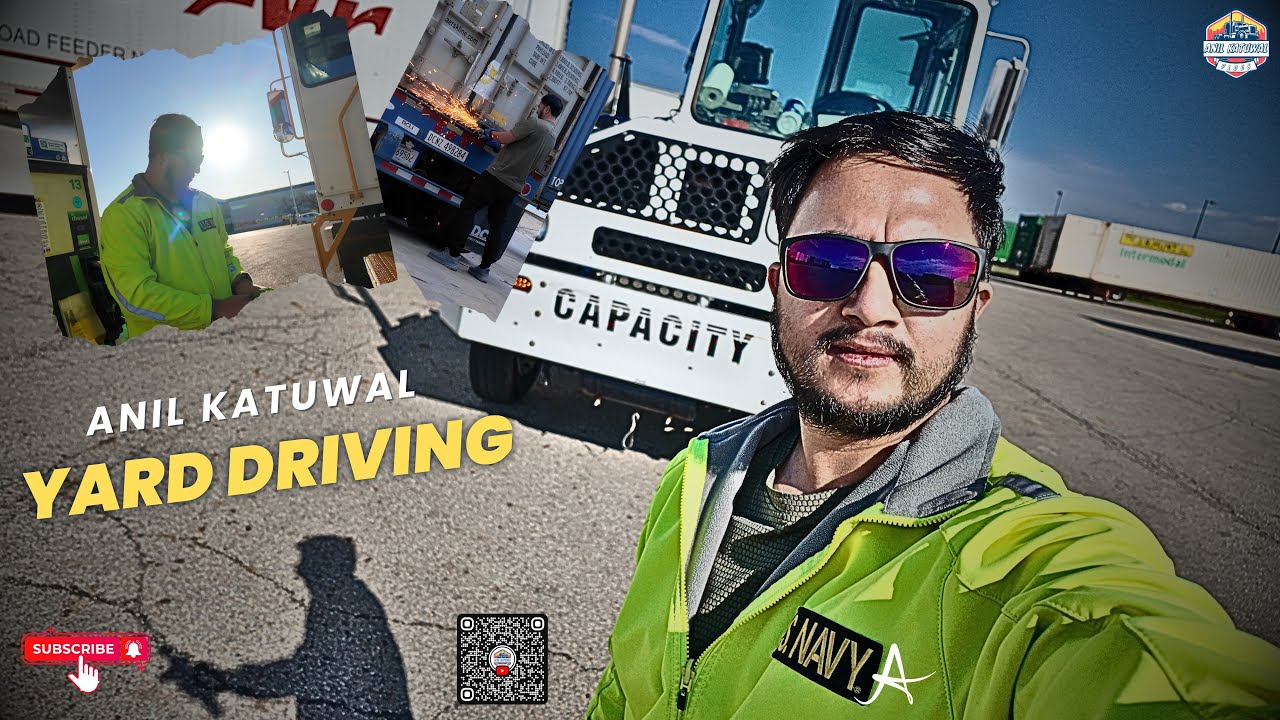 Day in the Life of a Yard Driver: Moving Trailers vlog 30 - YouTube