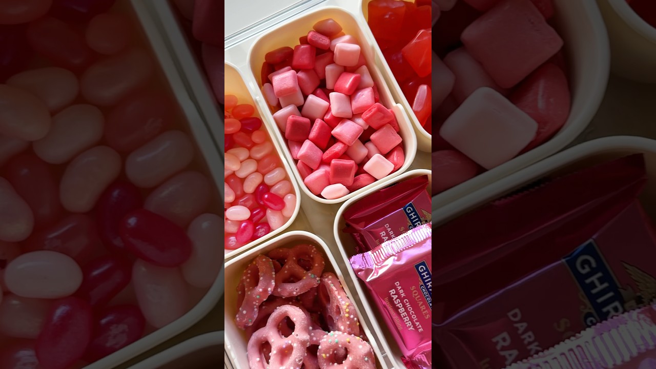 Pink snack box restock 💖 #asmr #restock #asmrsounds #asmrvideo #snacks ...