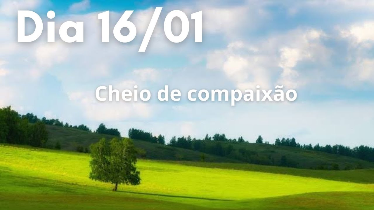 EVANGELHO DO DIA 16/01 | "Eu quero: fique curado" - YouTube