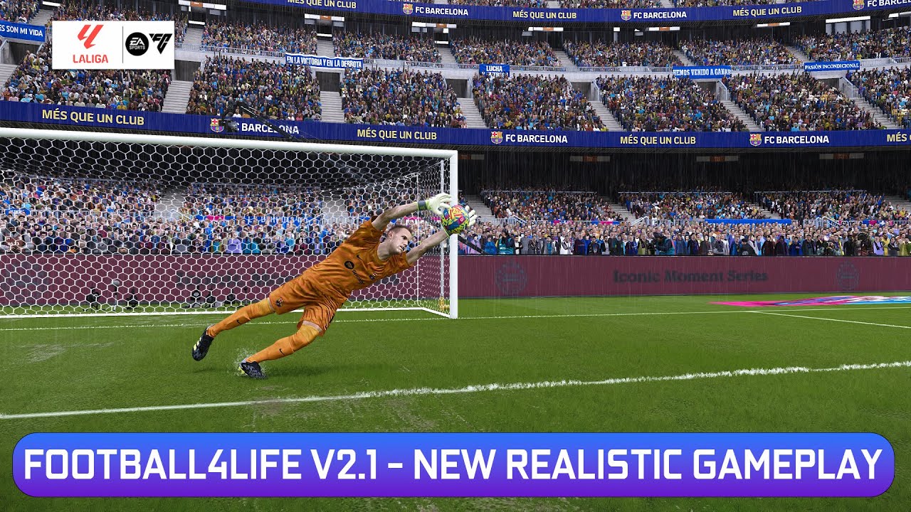 FOOTBALL4LIFE V2.1 - NEW REALISTIC GAMEPLAY - PES 2021 & FOOTBALL LIFE ...