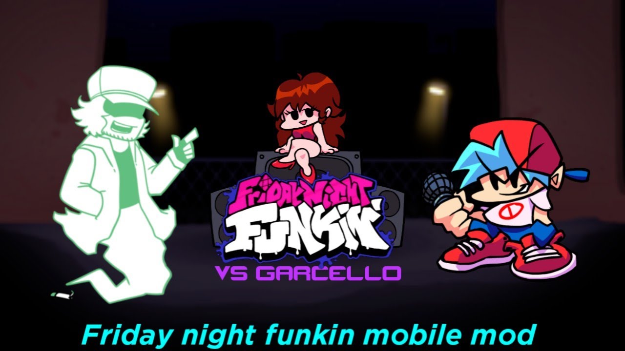 Friday Night Funkin mobile mod, VS Garcello gameplay :p - YouTube