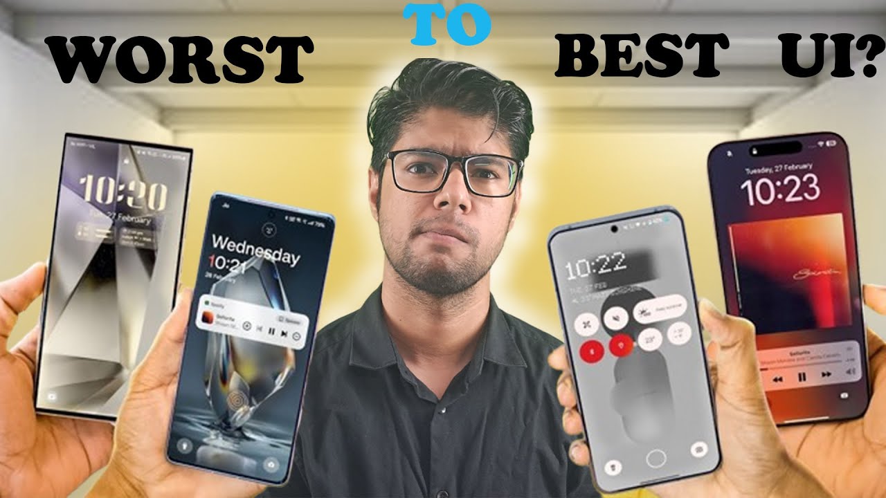 Worst to Best Smartphone UI In 2024....? #viralvideo #newvideo #tech ...