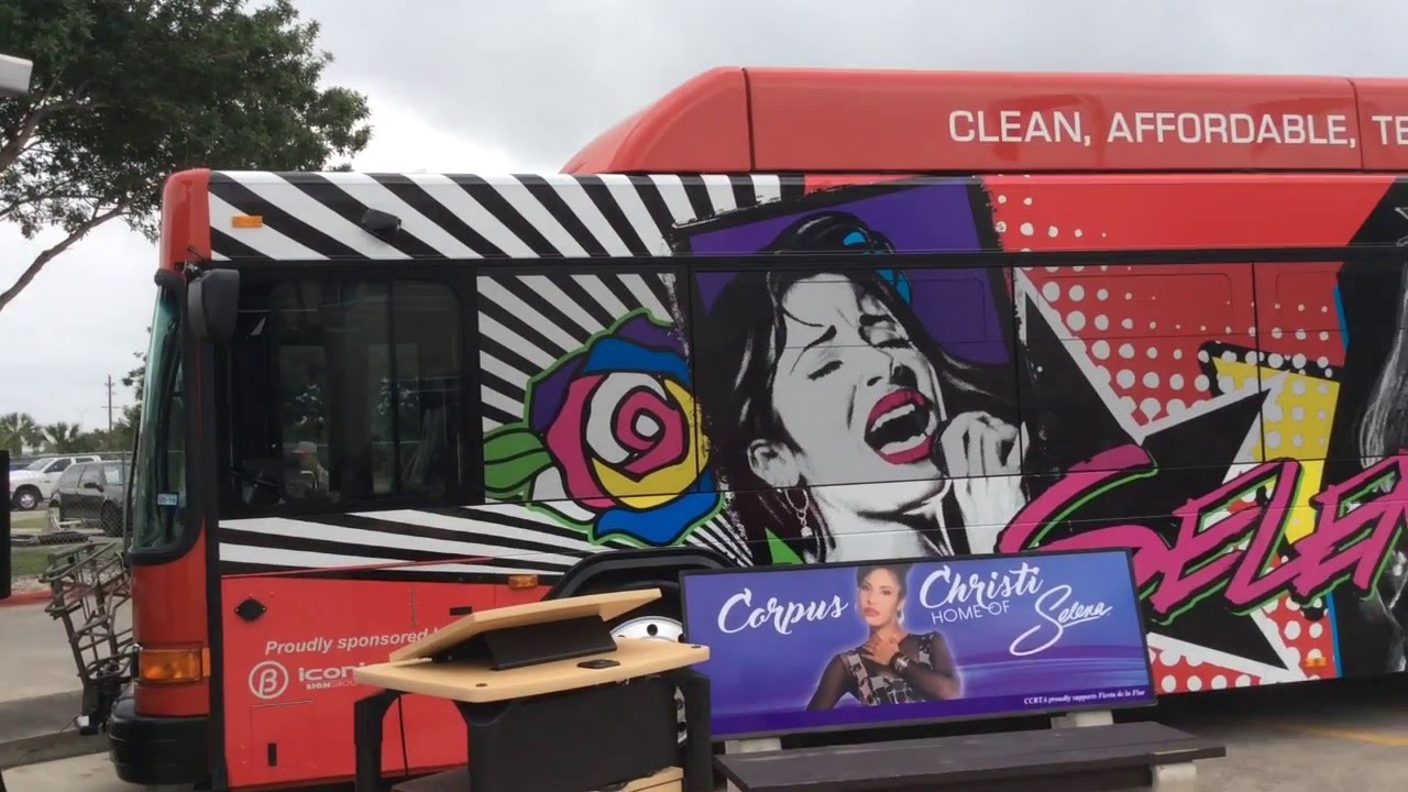 RTA Selena-themed buses - YouTube