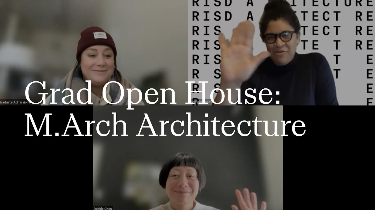 M.Arch Architecture | RISD Graduate Open House | 2023 - YouTube