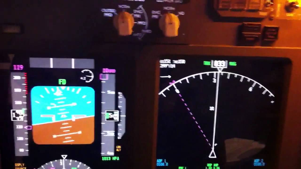 yaw of a boeing 737 with one engine inoperative - YouTube