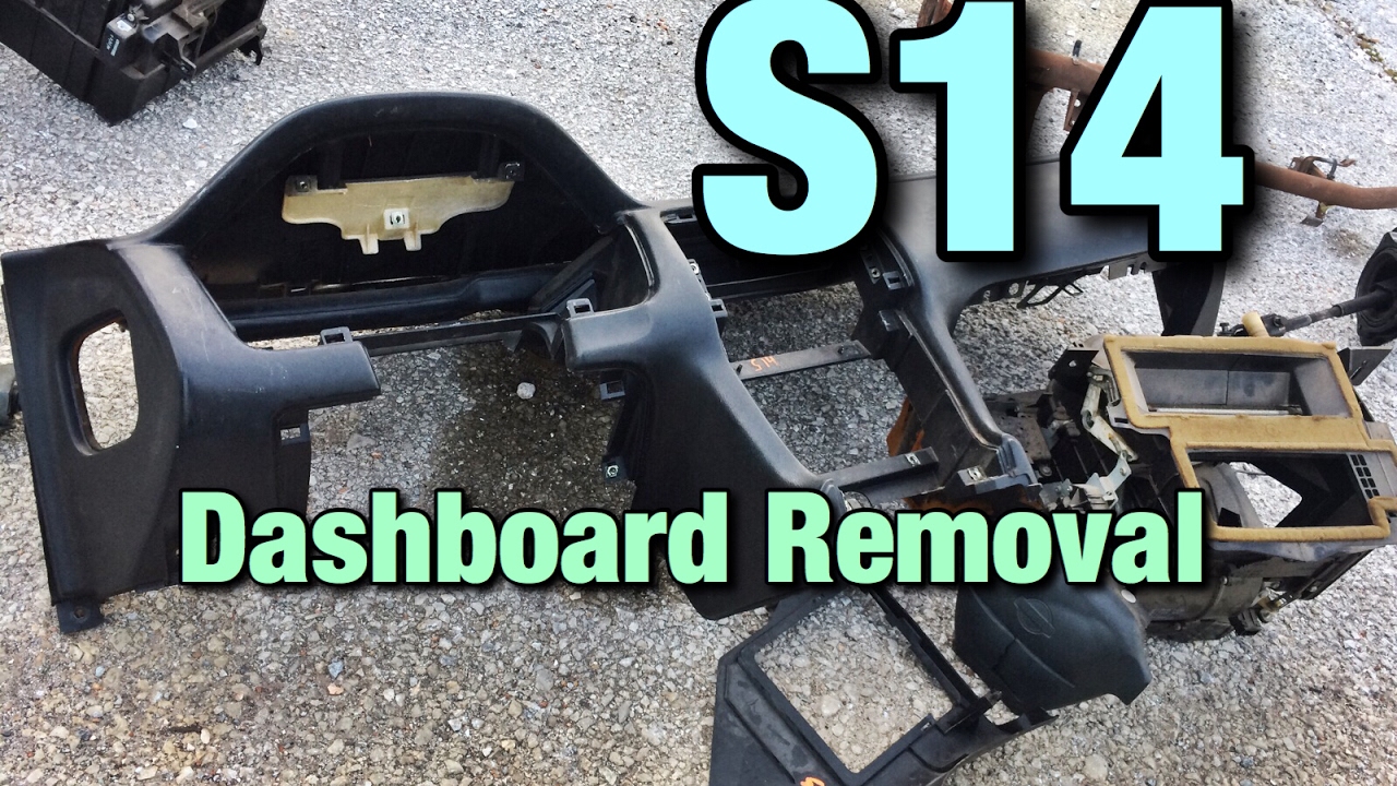 S14 240SX: Dashboard Removal - YouTube