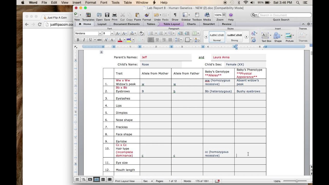 Human Genetics Lab Part 1 Vid - YouTube
