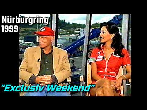 Nürburgring 1999 Verona Feldbusch Niki Lauda Heinz-Harald Frentzen Frauke Ludowig RTL