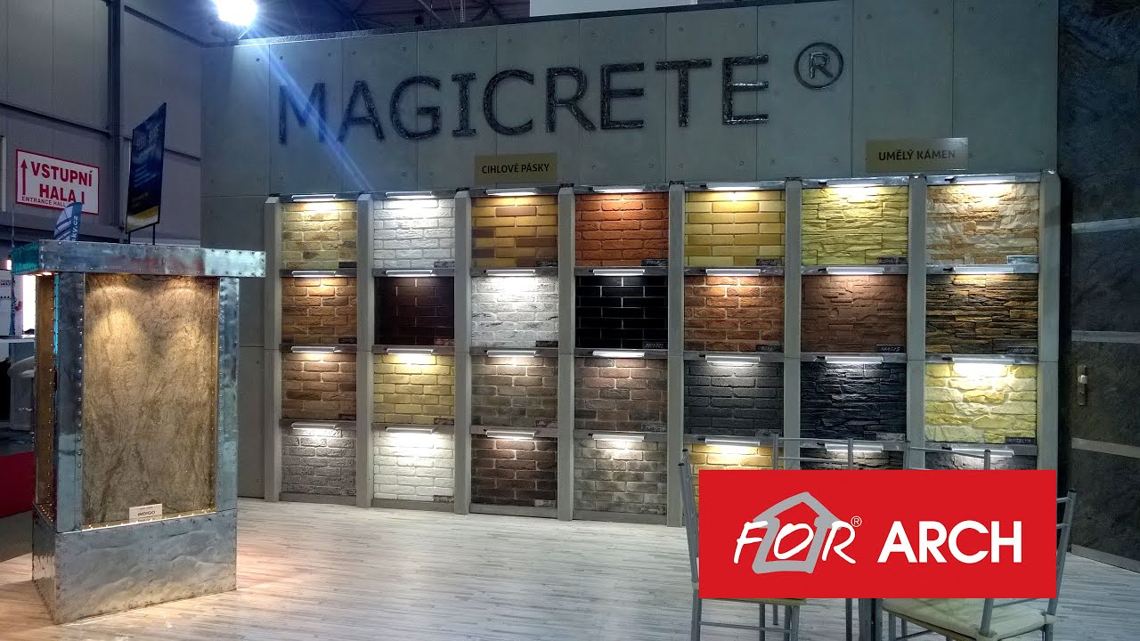 Magicrete s.r.o. na veletrhu FOR ARCH 2016 - YouTube