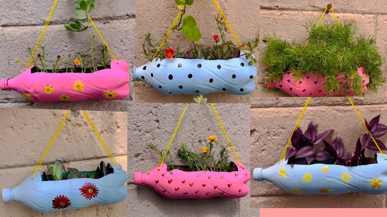 DIY Hanging Planters from Plastic Bottles|Easy & Beautiful Upcycling♻️🌸 ...