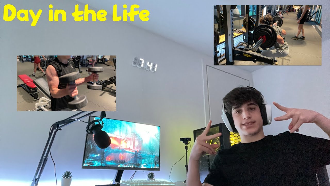 A day in the life of a part time streamer - YouTube