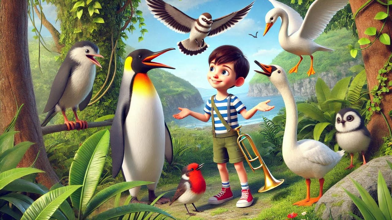 Learn Birds Sound for Kids! Lean Birds Sounds! Penguins to Seagulls ...